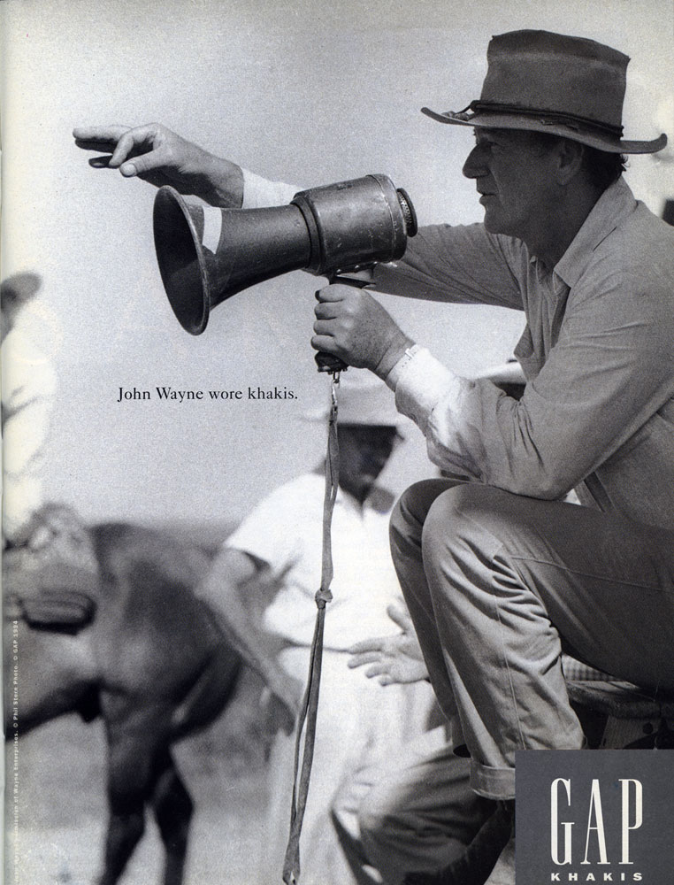 Phil Stern's Archives » Gap – John Wayne